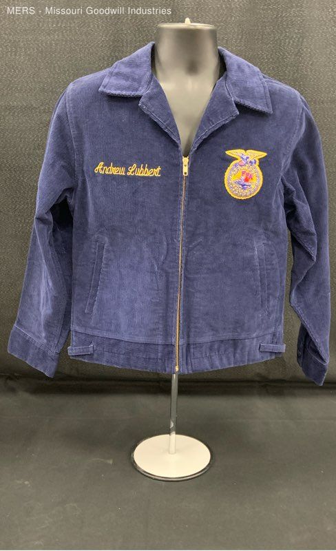 1928 FFA Men Navy Blue Corduroy Jacket - Size 100-38 | eBay